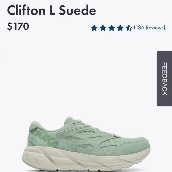 Hoka | Shoes | Clifton Hokas Green Suede | Poshmark